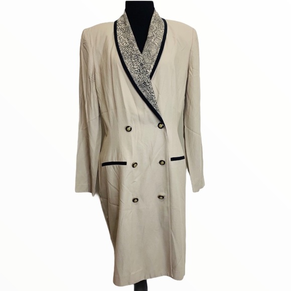 Danny & Nicole | Jackets & Coats | Danny Nicole Blazers Animal Neck ...